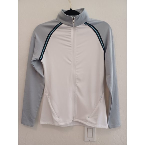 FootJoy | Tops | Footjoy Fj Golf Jacket Womens Sz Xl White Long Sleeve ...